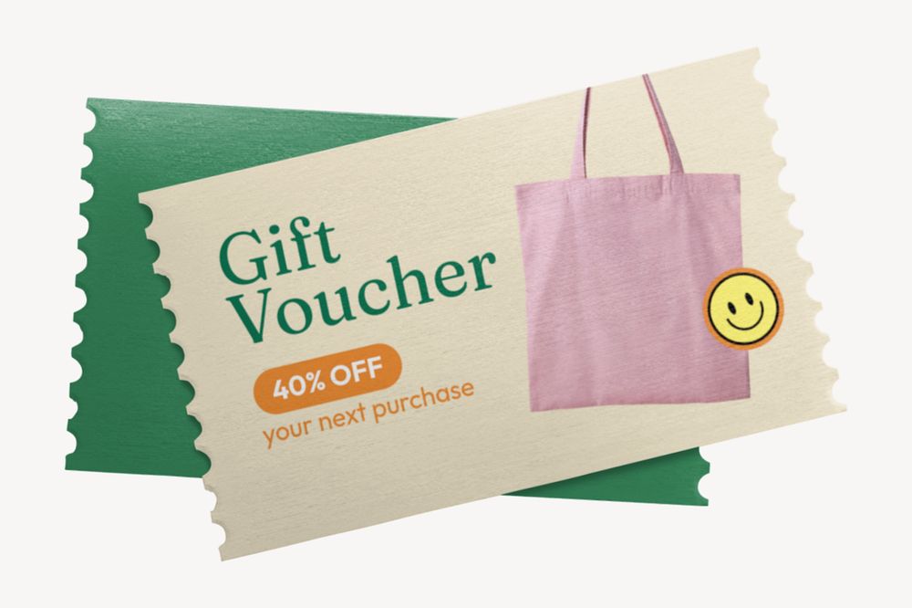 Flyer gift voucher mockups, editable | Premium Mockup Generator - rawpixel