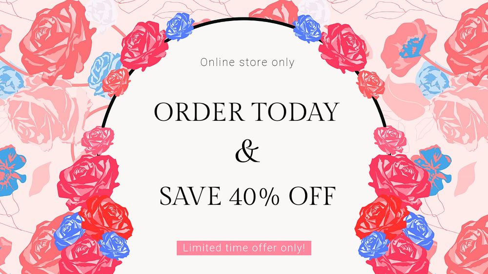 Shopping deal blog banner template, | Premium Editable Template - rawpixel