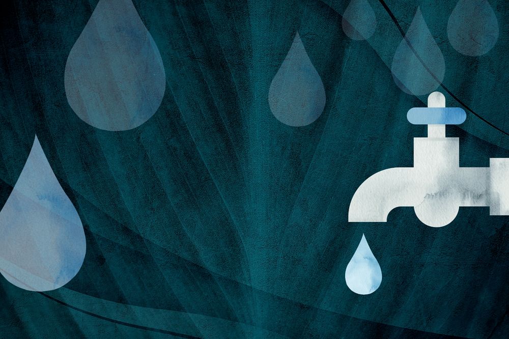 Water shortage background, editable watercolor | Premium Editable ...