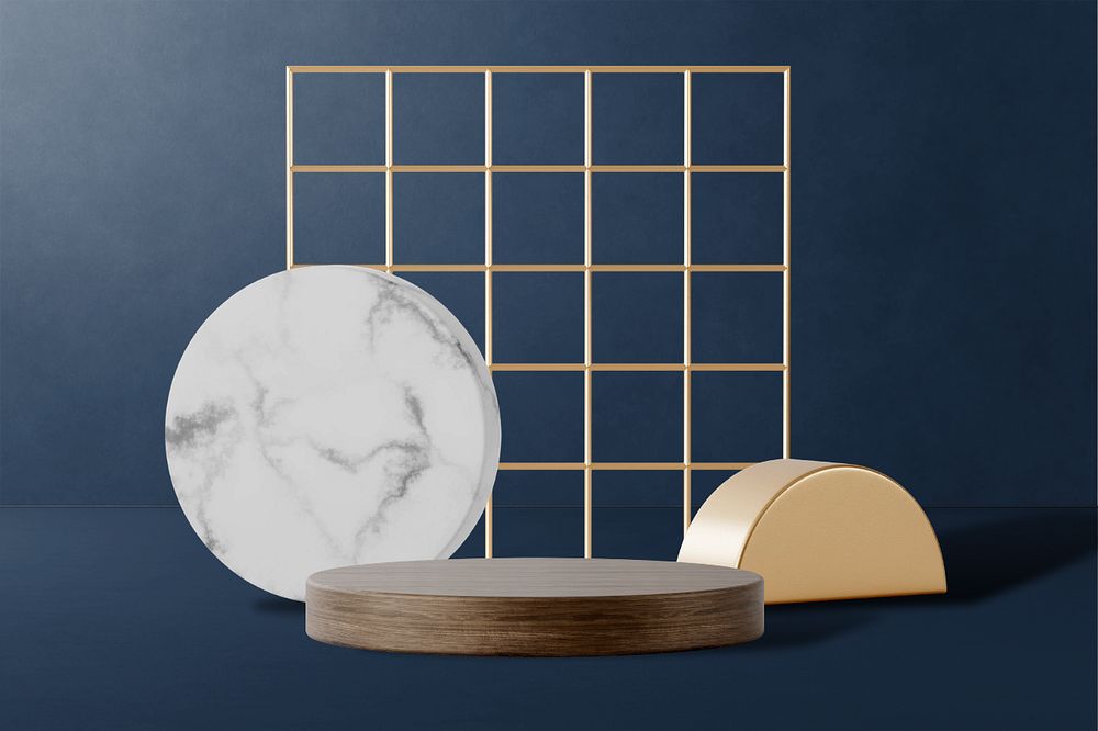 3D geometric product background, modern | Premium Scene Creator - rawpixel