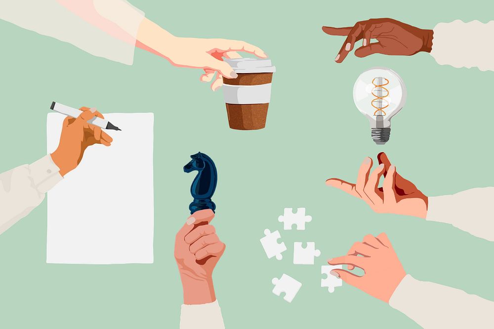 Business idea & strategy background, | Premium Editable Design - rawpixel