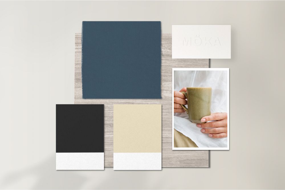 Aesthetic mood board mockup, customizable | Free Moodboard Maker - rawpixel