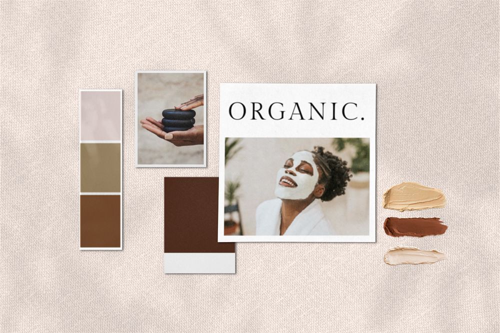 Aesthetic mood board mockup, customizable | Premium Moodboard Maker - rawpixel
