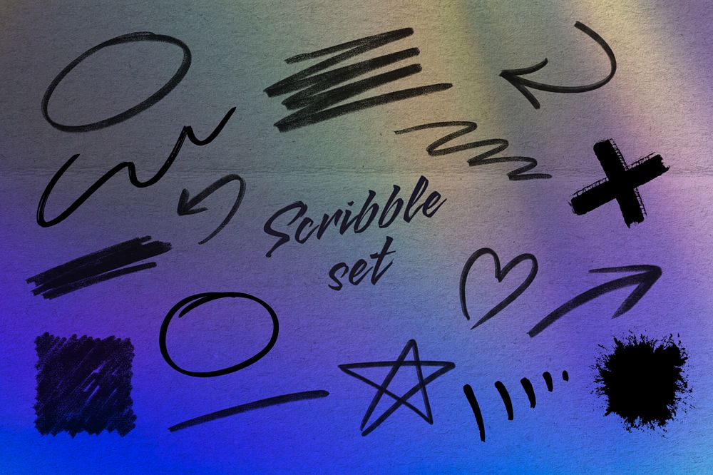 Editable black squiggle set | Premium Editable Design - rawpixel