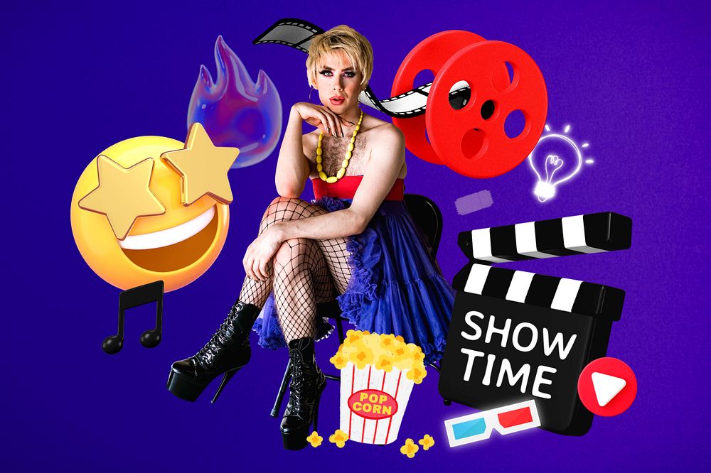 Show time, editable entertainment word, | Premium Editable Design ...