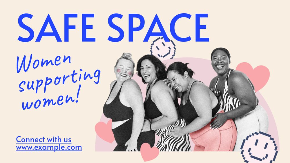 Safe space blog banner template | Premium Editable Template - rawpixel