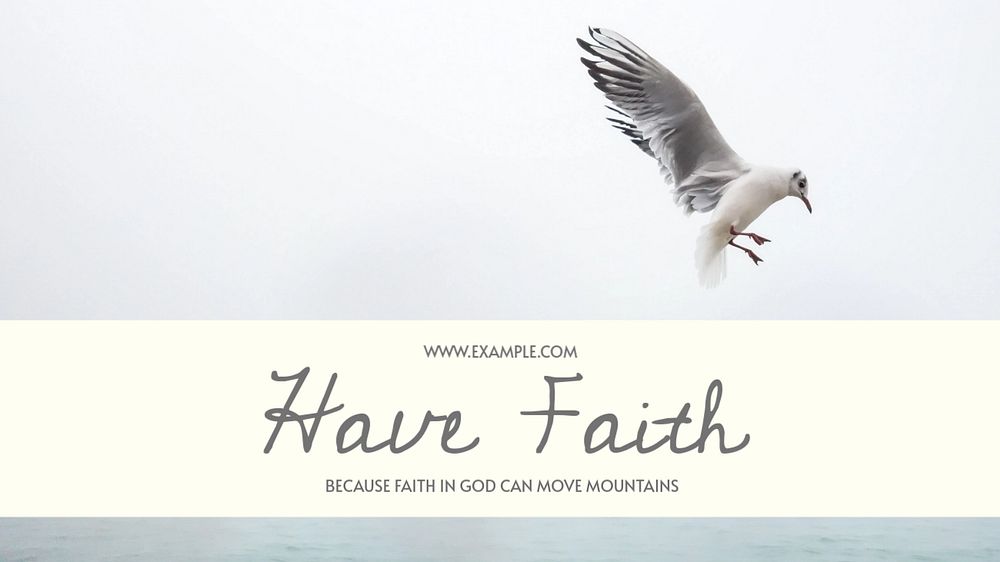 Religious faith Facebook cover template, | Premium Editable Template ...