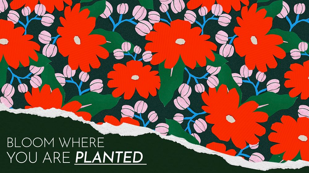 Inspirational quote Facebook cover template | Premium Editable Template ...