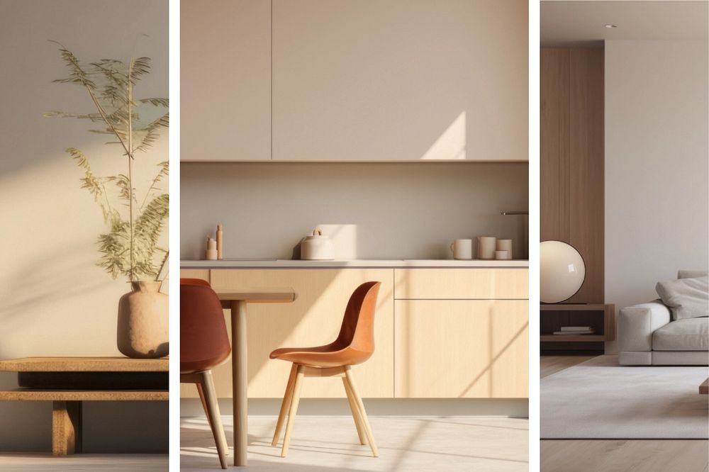 Customizable interior grid photo collage | Premium Photo Collage Maker ...