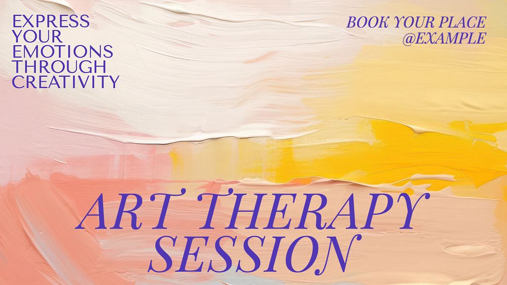 Art therapy session blog banner | Premium Editable Template - rawpixel