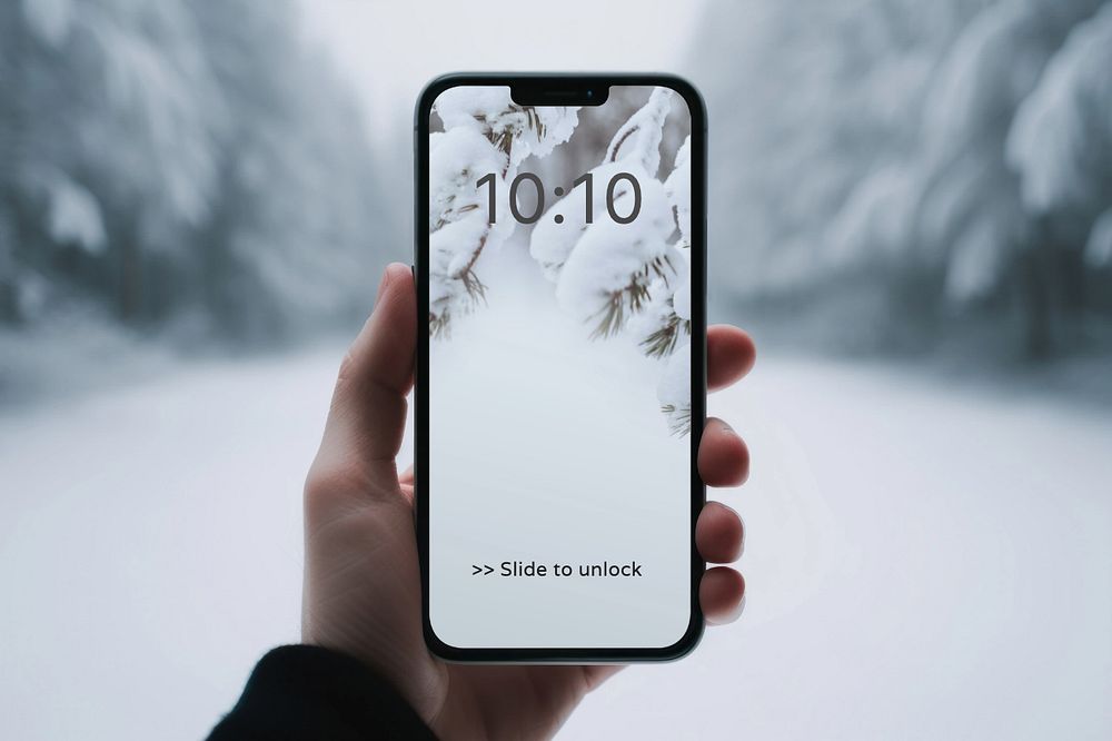 Smartphone screen editable mockup, realistic | Free Mockup Generator ...