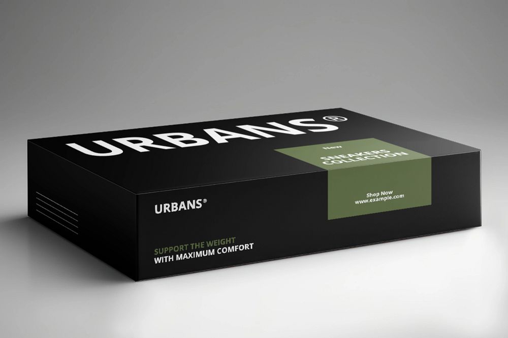 Product box editable mockup, packaging | Premium Mockup Generator ...