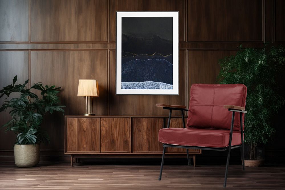 Wooden home decor interior mockup, | Premium Scene Creator - rawpixel