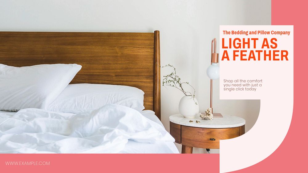 Bedding company ads blog banner | Premium Editable Template - rawpixel