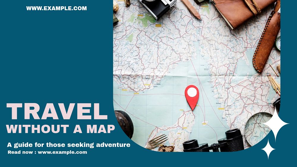 Adventure travel blog banner template | Premium Editable Template ...