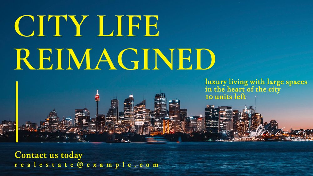 City life blog banner template | Premium Editable Template - rawpixel