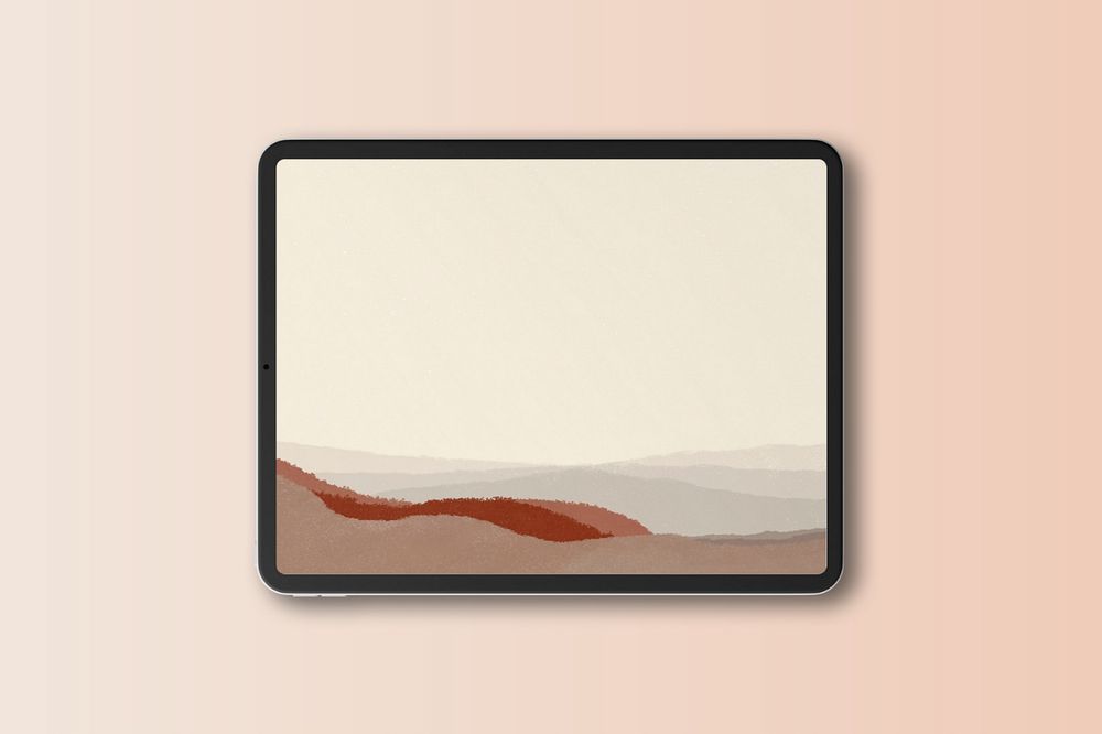 Tablet screen mockup, editable aesthetic | Premium Mockup Generator ...
