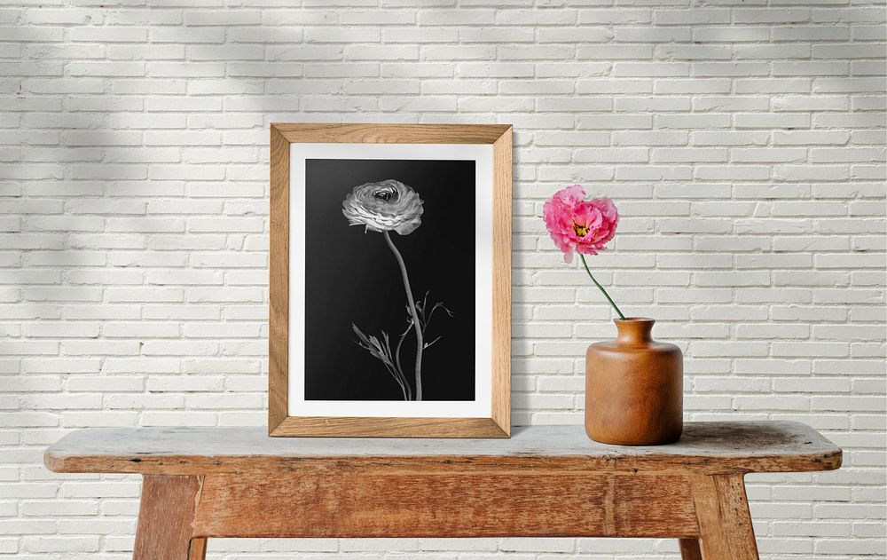 Picture frame, editable realistic wall | Premium Mockup Generator ...