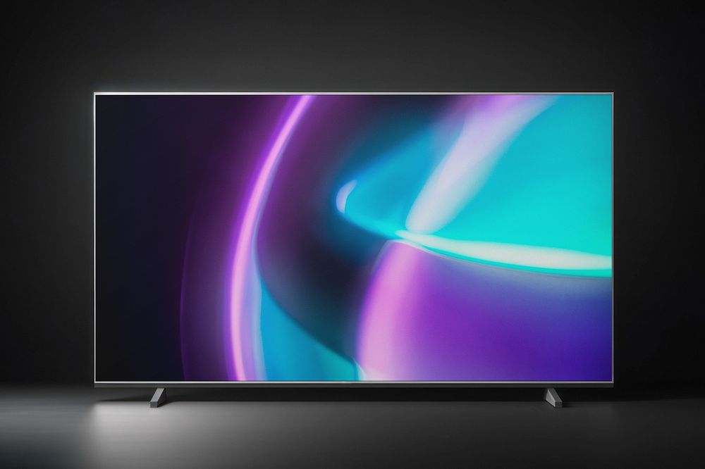Smart TV screen editable mockup, | Premium Mockup Generator - rawpixel
