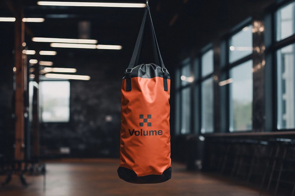 Boxing punch bag editable mockup | Premium Mockup Generator - rawpixel