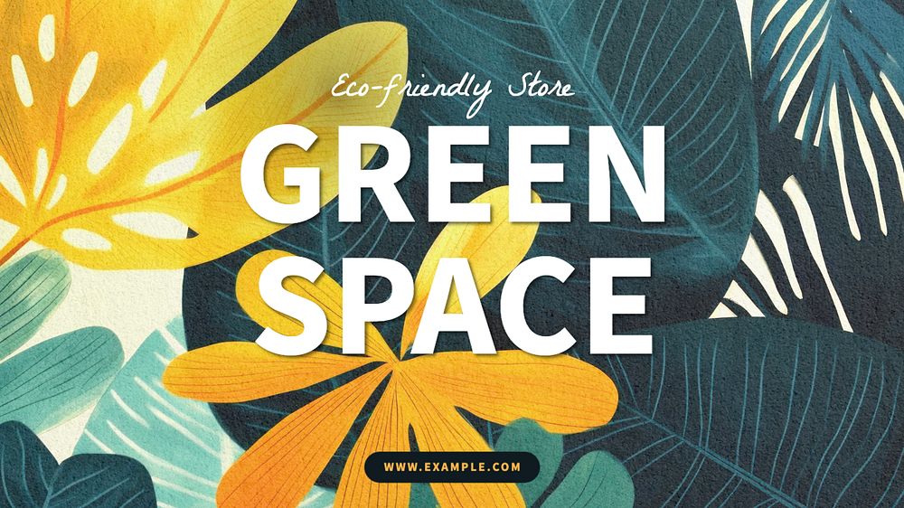Eco store logo blog banner | Premium Editable Template - rawpixel