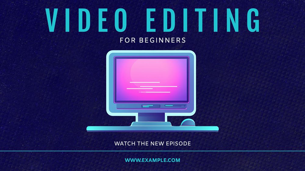 Video editing blog banner template | Premium Editable Template - rawpixel