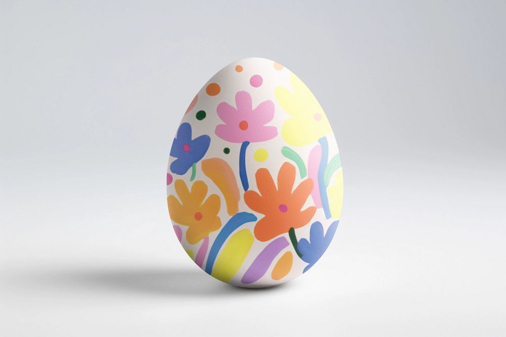 Painted Easter egg mockup, editable | Premium Mockup Generator - rawpixel