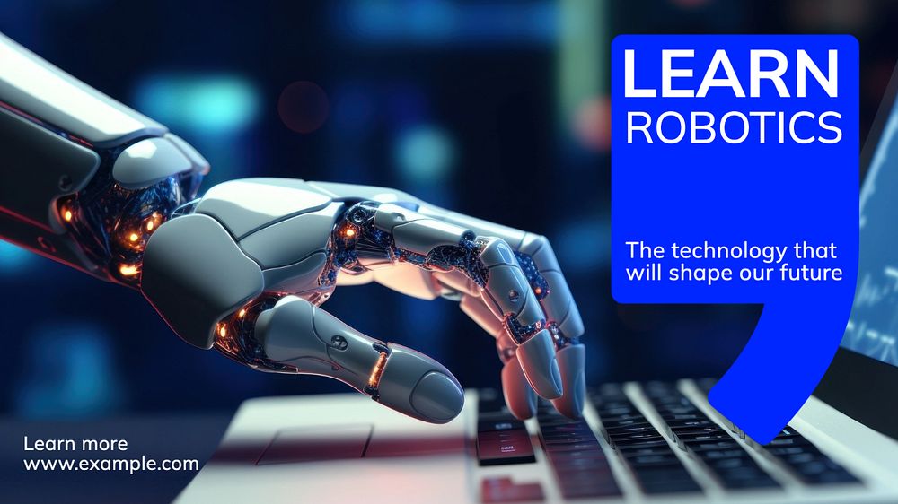 Learn robotics blog banner template | Premium Editable Template - rawpixel