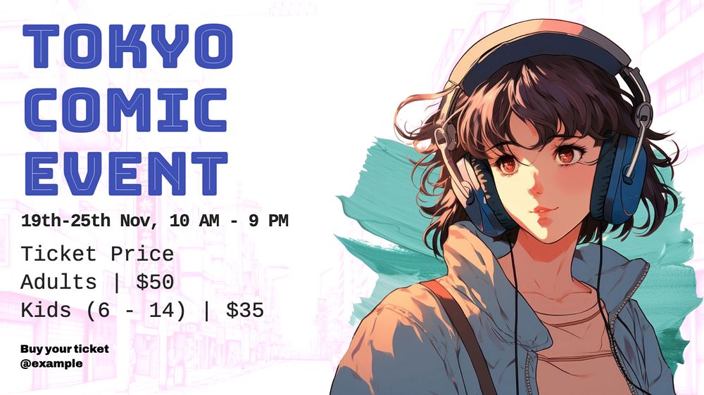 Comic event blog banner template | Premium Editable Template - rawpixel