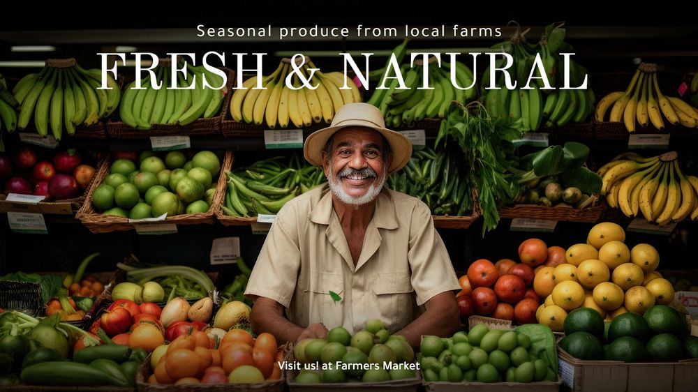 Fresh & natural food blog | Premium Editable Template - rawpixel