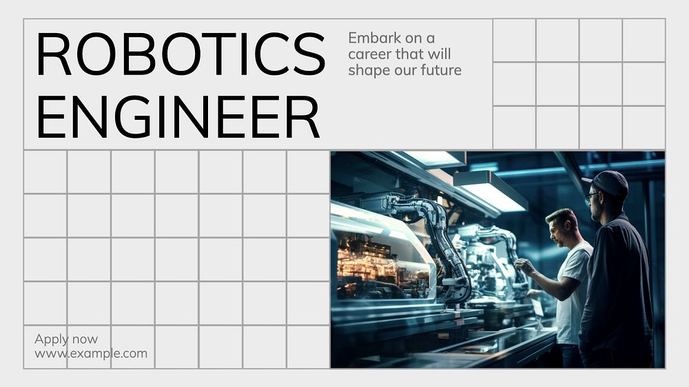 Robotics engineer blog banner template | Premium Editable Template - rawpixel