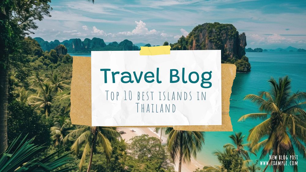 Travel blog blog banner template | Premium Editable Template - rawpixel