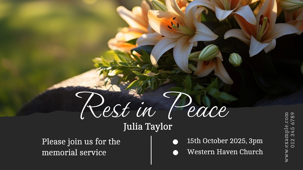 RIP blog banner template | Premium Editable Template - rawpixel