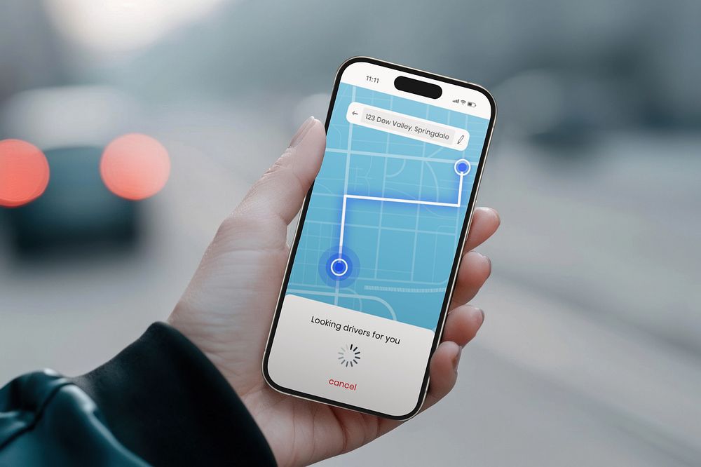 Mobile phone screen mockup, editable | Free Mockup Generator - rawpixel