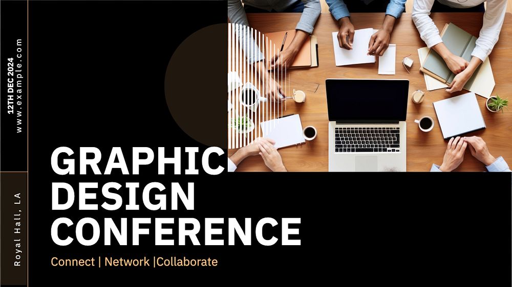 Graphic design conference blog banner | Premium Editable Template ...