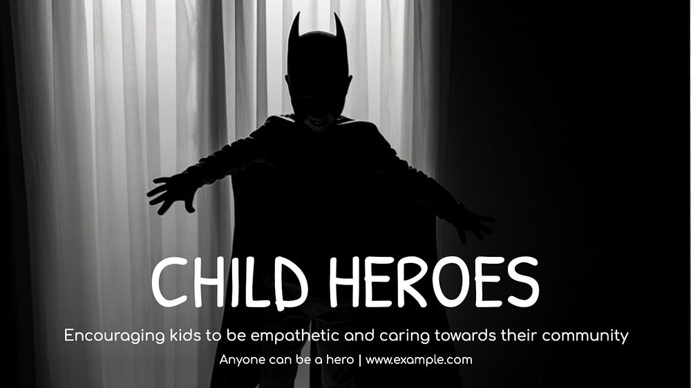 Child heroes blog banner template | Premium Editable Template - rawpixel