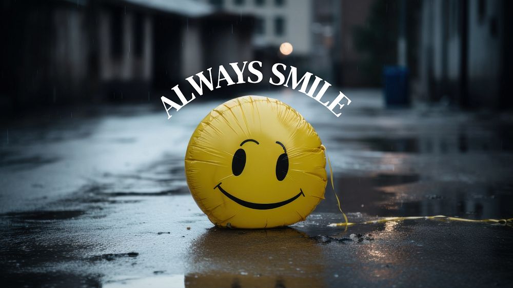 Always smile blog banner template | Premium Editable Template - rawpixel