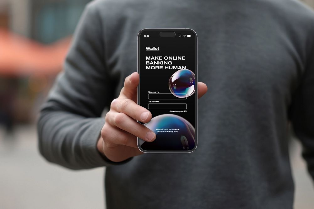 Phone screen mockup, editable design | Premium Mockup Generator - rawpixel