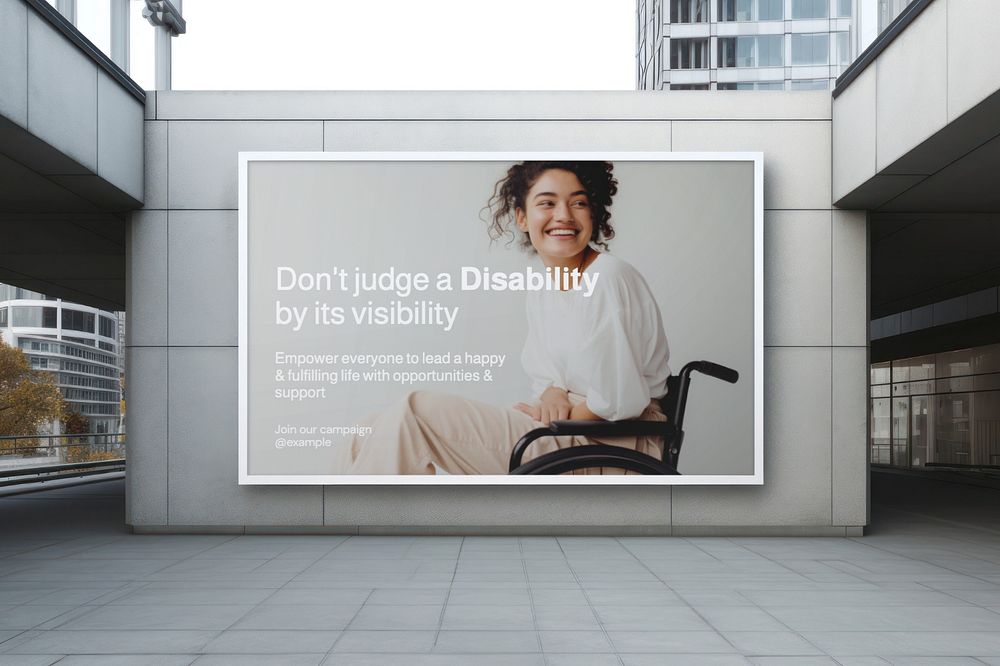 Billboard sign mockup, editable design | Premium Mockup Generator ...