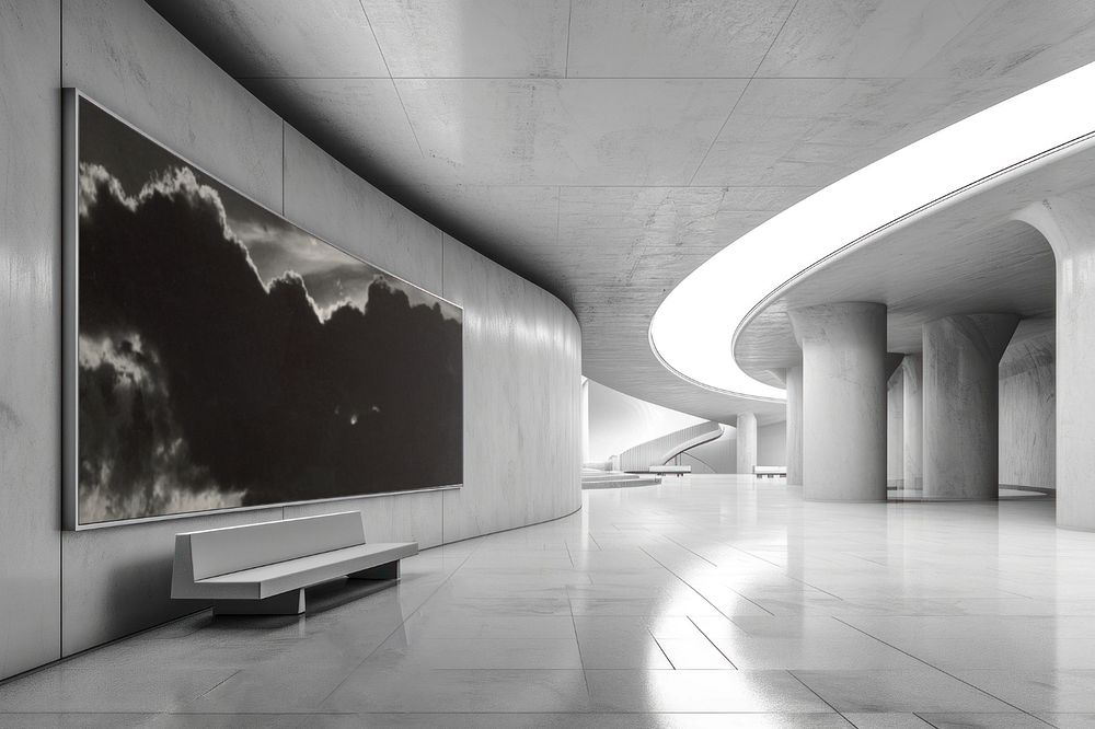 Art museum picture frame mockup, | Premium Mockup Generator - rawpixel