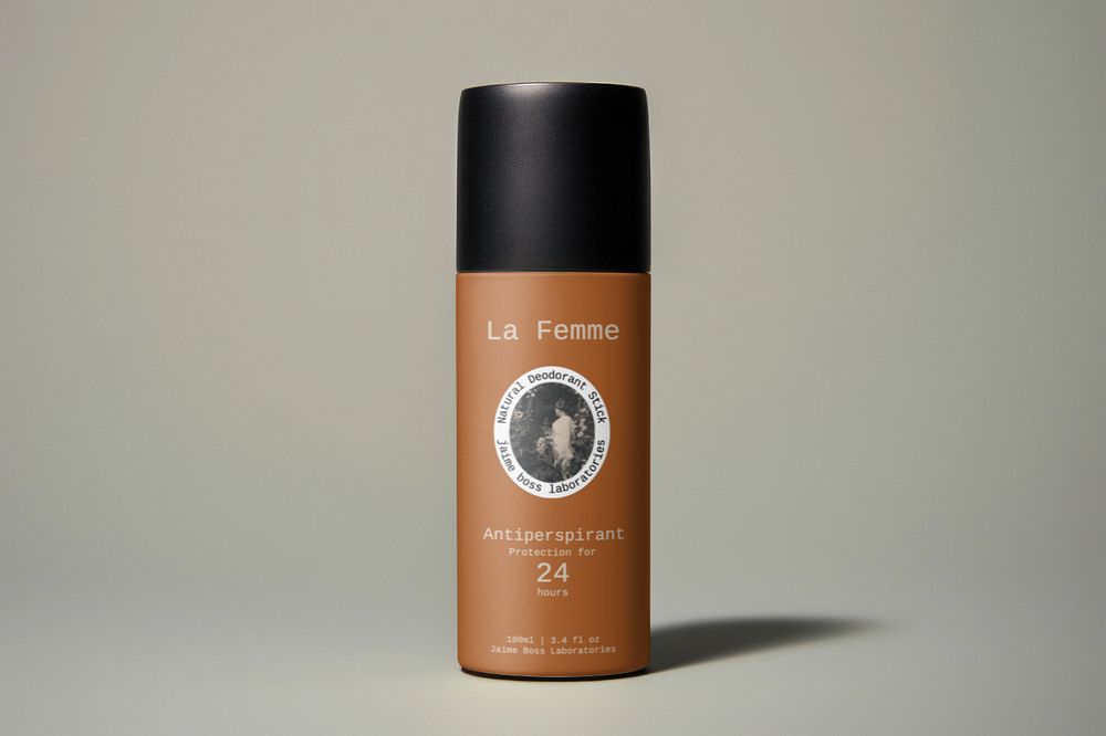 Deodorant stick label mockup, editable | Premium Mockup Generator ...