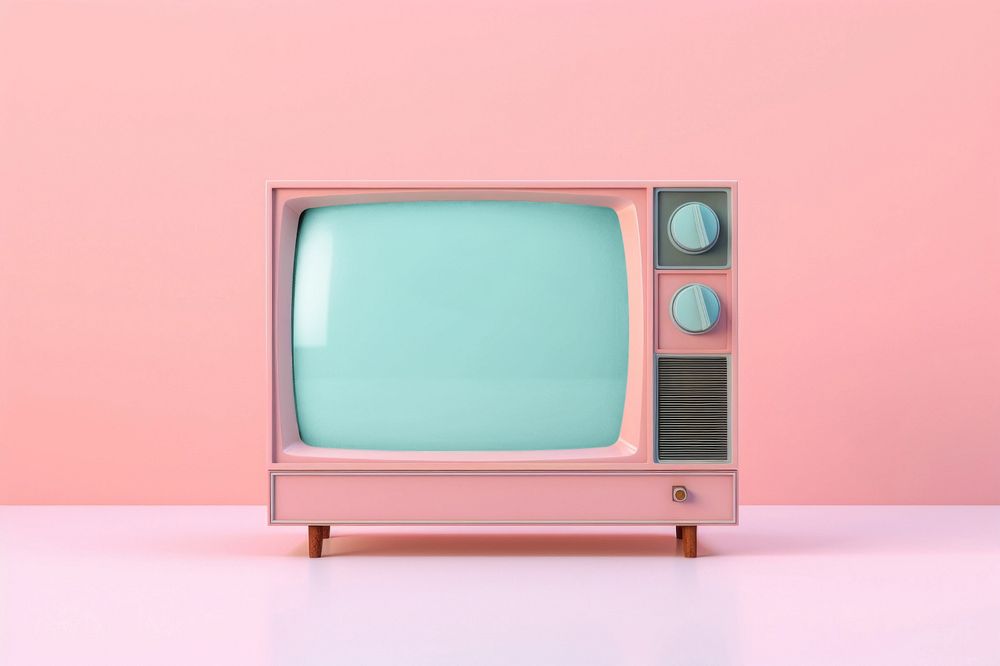 Vintage TV screen mockup, editable | Premium Mockup Generator - rawpixel