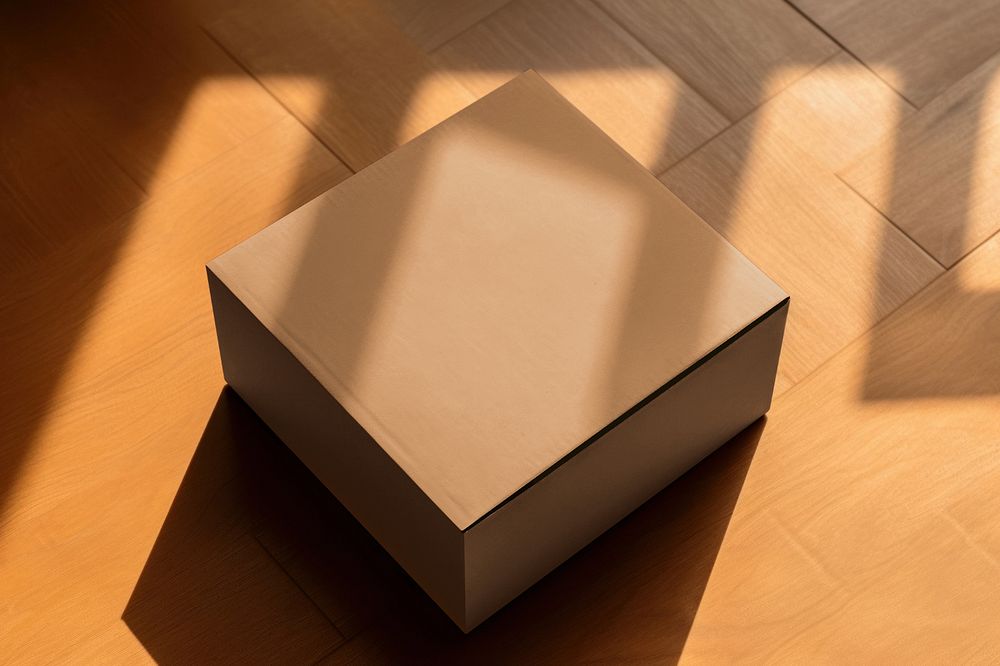 Brown paper box mockup, editable | Premium Mockup Generator - rawpixel