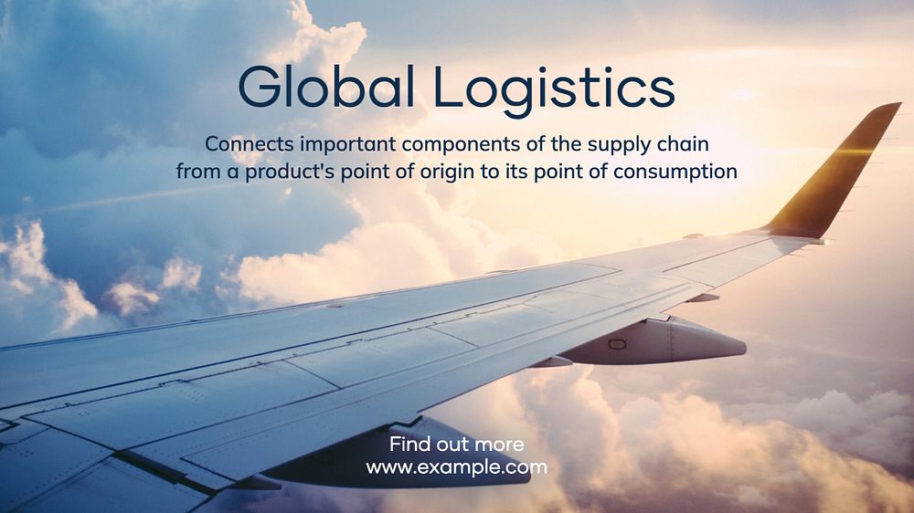 Global logistics blog banner template | Premium Editable Template ...
