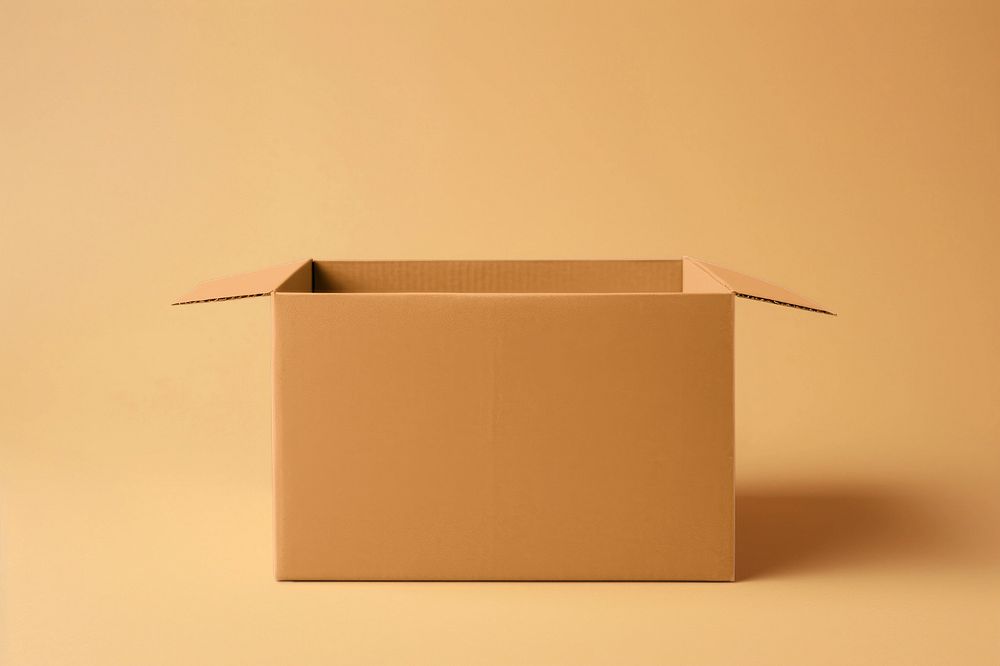 Parcel cardboard box mockup, editable | Premium Mockup Generator - rawpixel