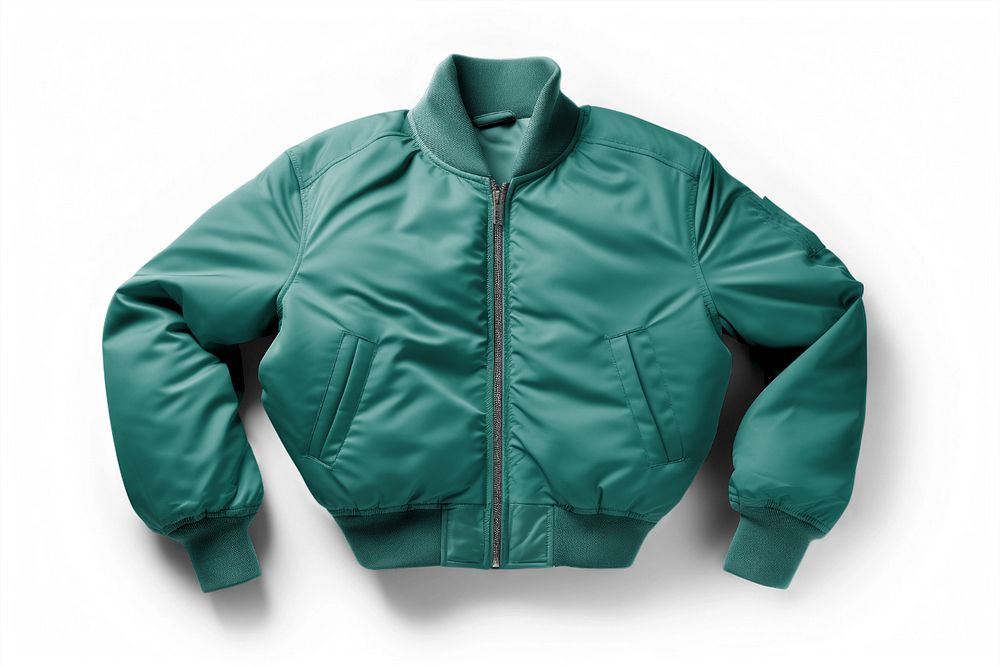 Green jacket mockup, editable design | Premium Mockup Generator - rawpixel