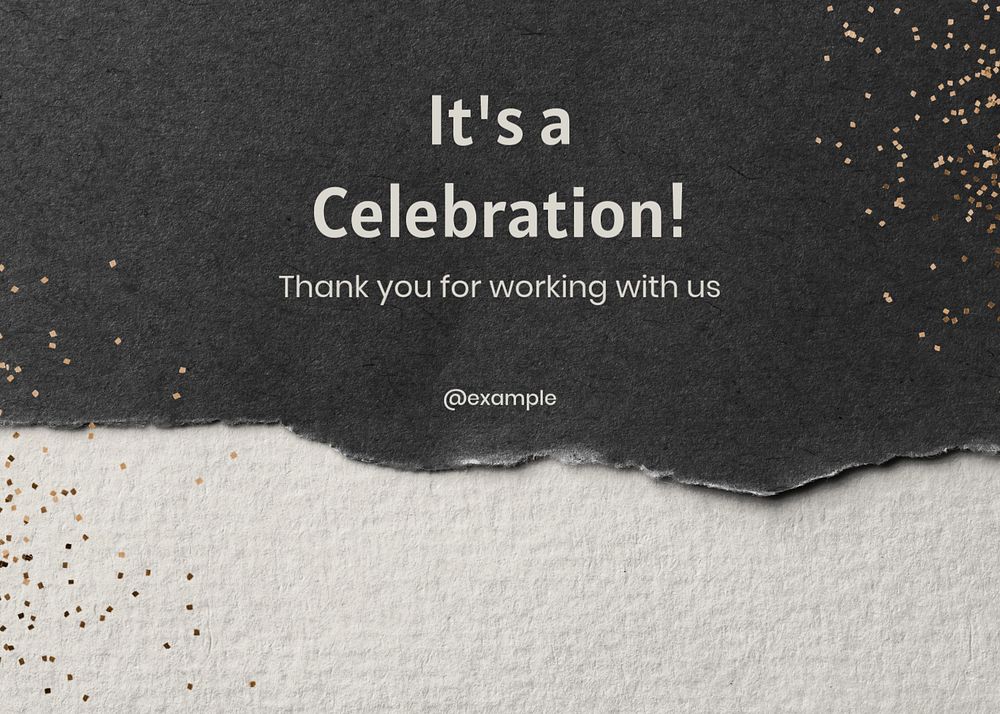 It's celebration card template, editable | Premium Editable Template ...