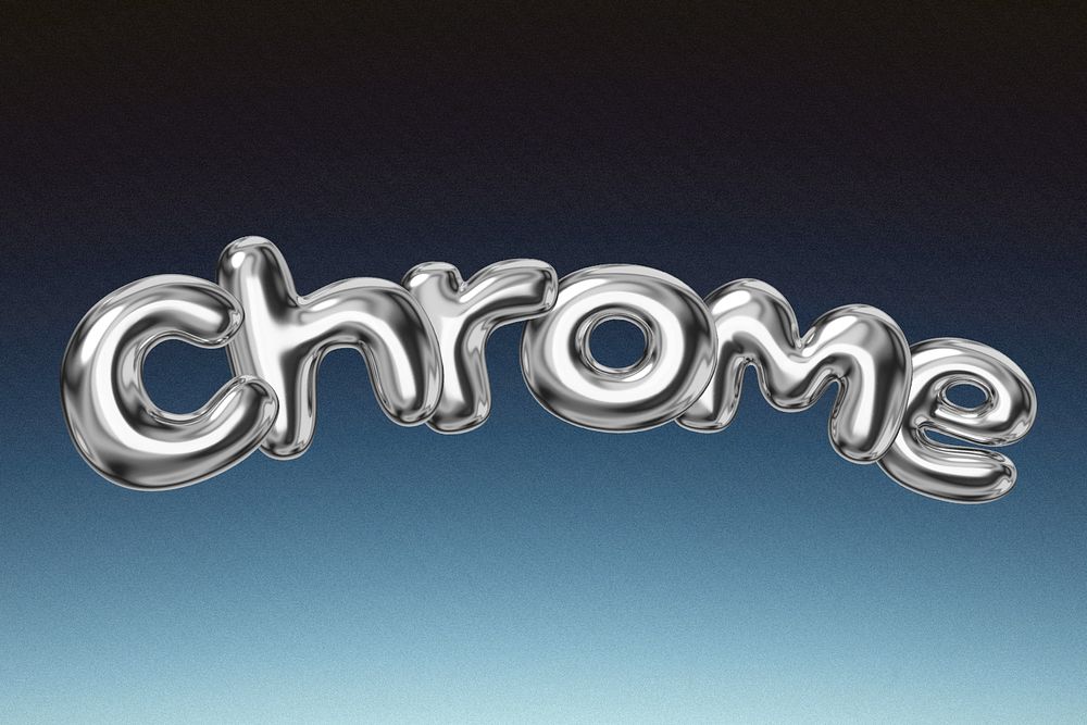 Fluid Chrome | Premium Editable Design - rawpixel