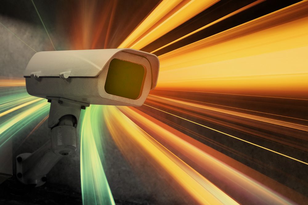 CCTV camera security technology remix | Premium Editable Design - rawpixel