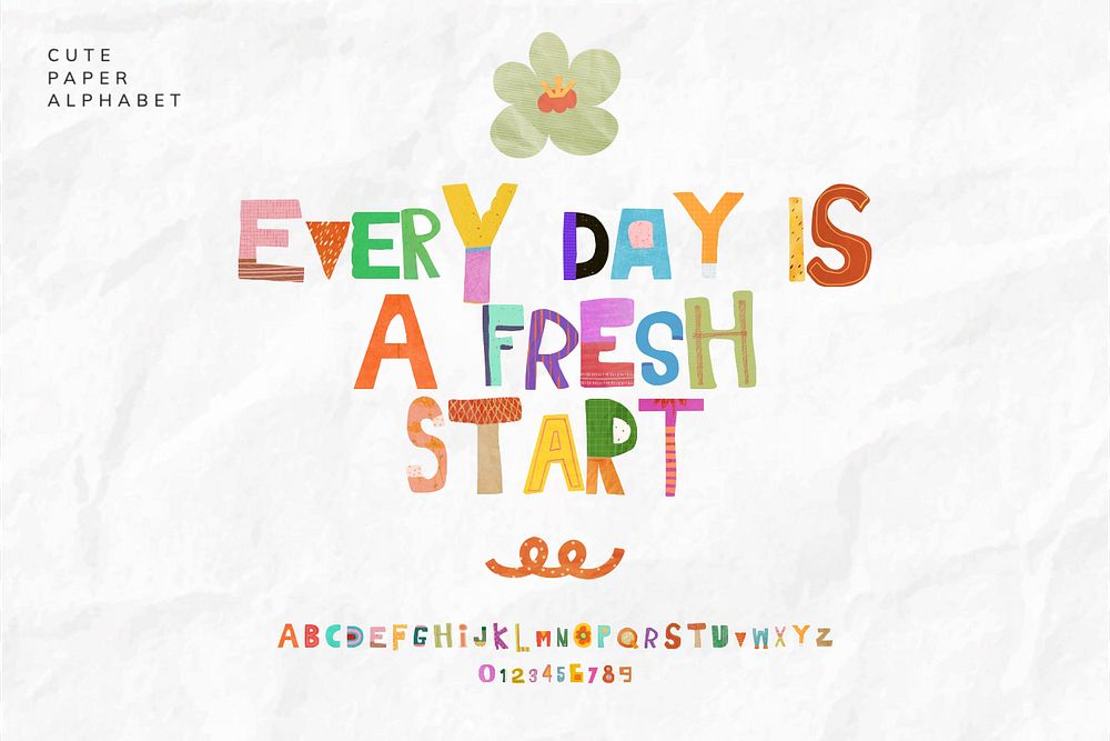 Cute paper cut alphabet Pinterest | Premium Editable Design - rawpixel